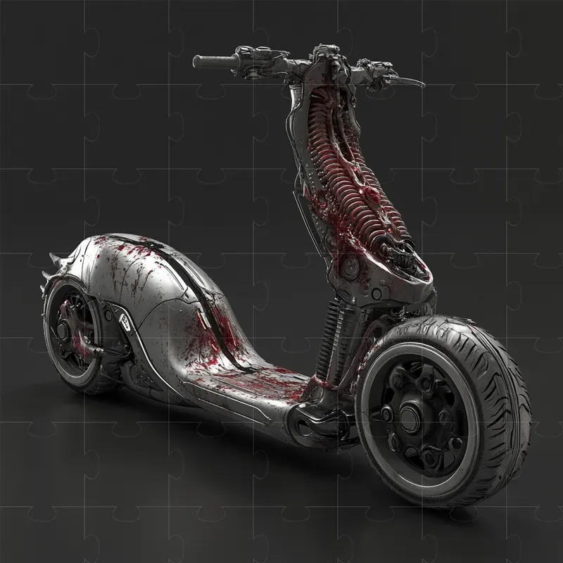 H R Giger Organic Engines Midjourney Prompt | PromptBase