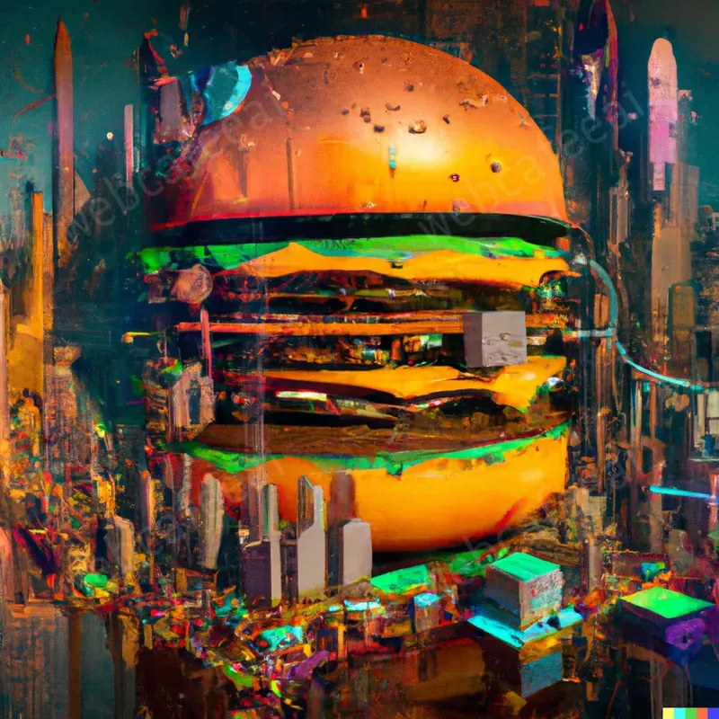 Beeple Art DALL·E Prompt | PromptBase