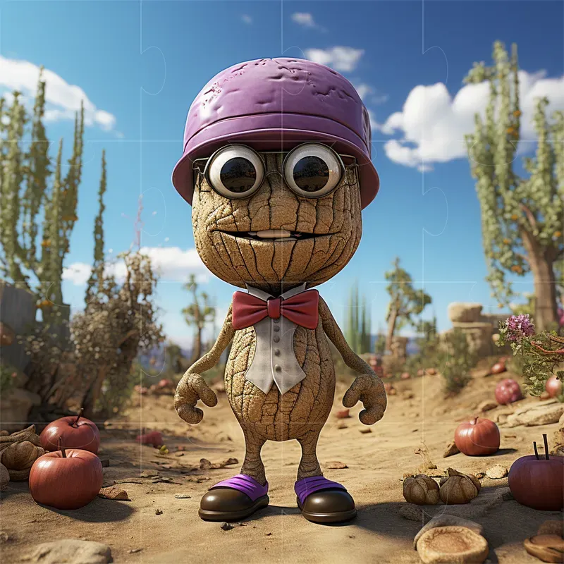 Surrealism Fruit Based Characters Midjourney Prompt | PromptBase