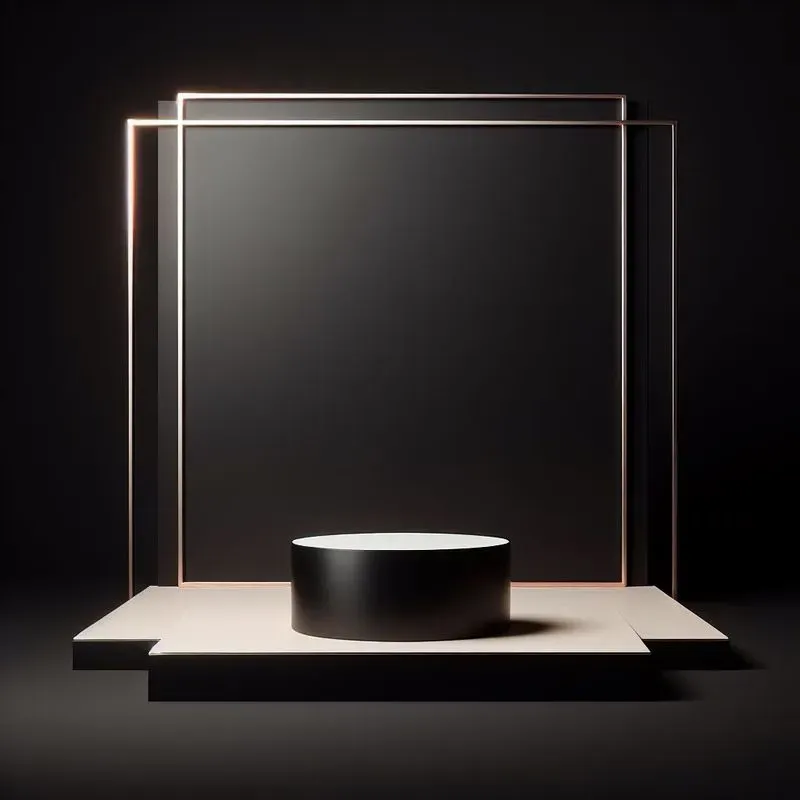 Podium Simple Display Mockups DALL·E Prompt | PromptBase