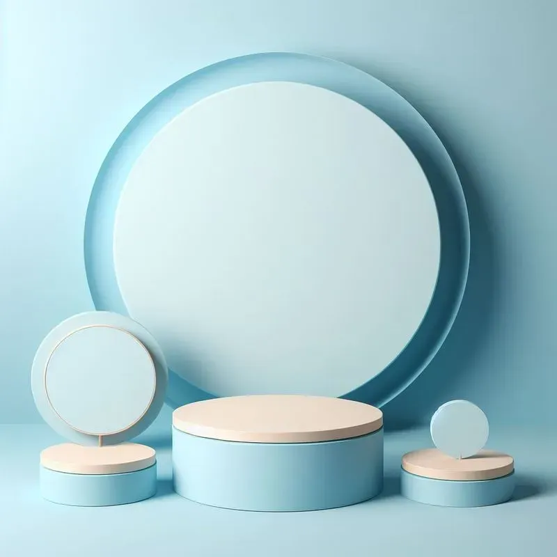 Podium Simple Display Mockups DALL·E Prompt | PromptBase