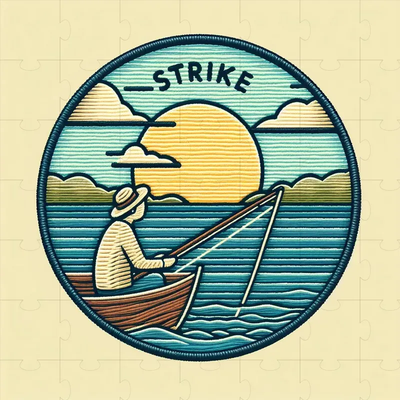 Logo Embroidered Patch Line Art DALL·E Prompt | PromptBase