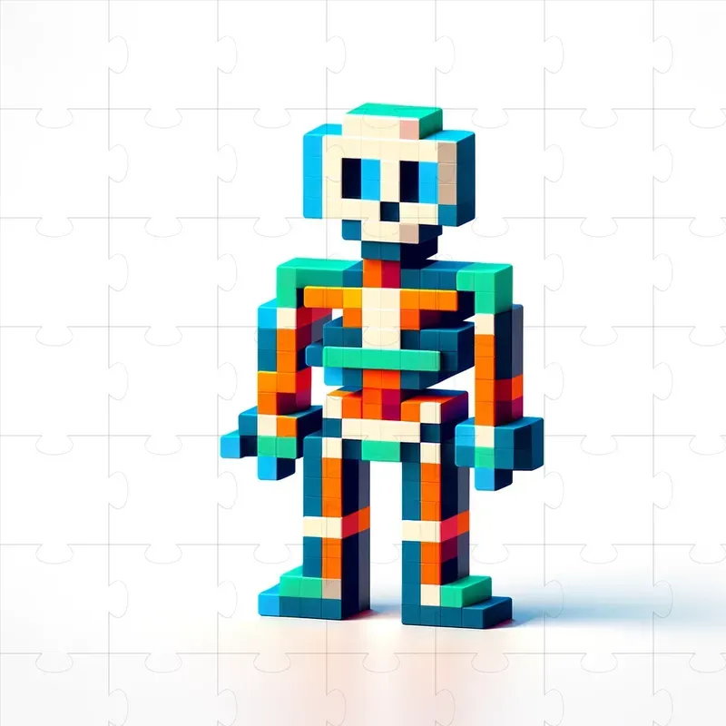 3D Pixel Assets Modern Retro Games DALL·E Prompt | PromptBase