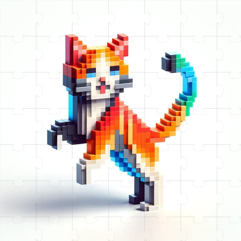 3D Pixel Assets Modern Retro Games DALL·E Prompt | PromptBase