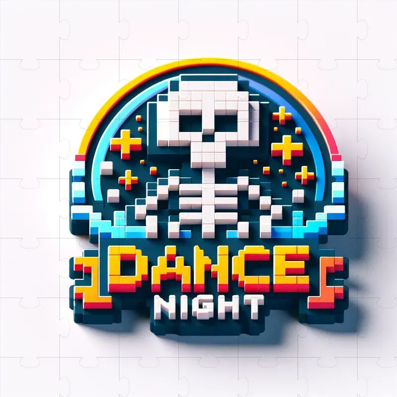 3D Pixel Emblem Logos DALL·E Prompt | PromptBase