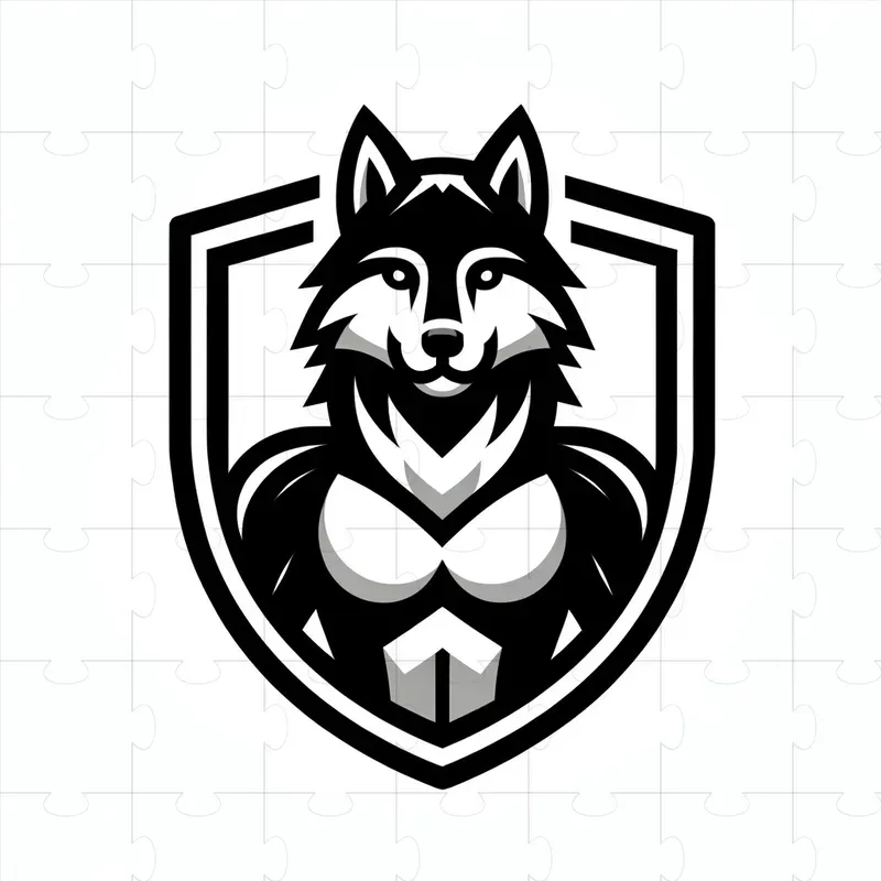 Retro Emblem Esports Logo Vector DALL·E Prompt | PromptBase