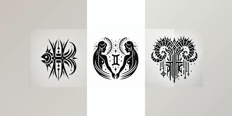 Galactic Dark Zodiac Logos Vectors DALL·E Prompt | PromptBase