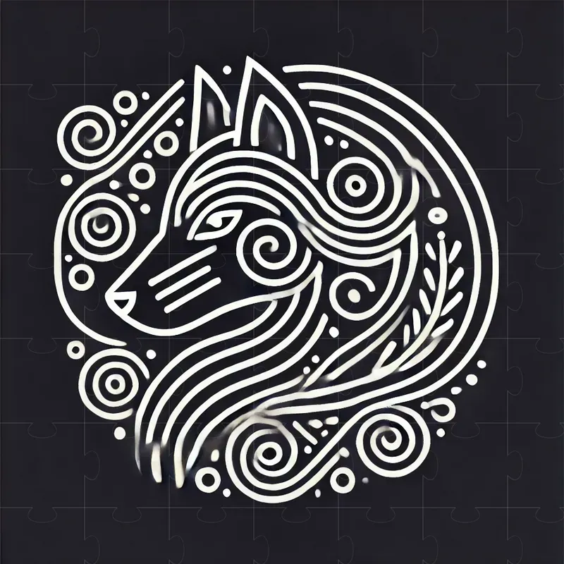 Fantasy Line Art Logos Vectors DALL·E Prompt | PromptBase
