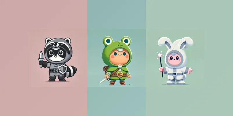 Cute Fantasy Mascot Clipart Collections DALL·E Prompt | PromptBase