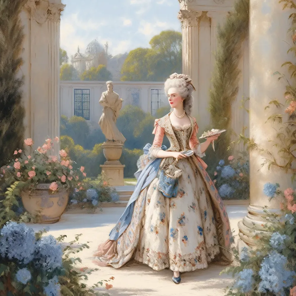 Beautiful Historical Courtesans Women Midjourney Prompt | PromptBase