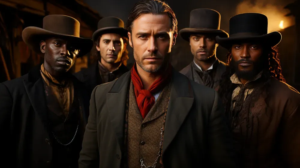 Mafia Band Photo Family Group Portait Midjourney Prompt | PromptBase