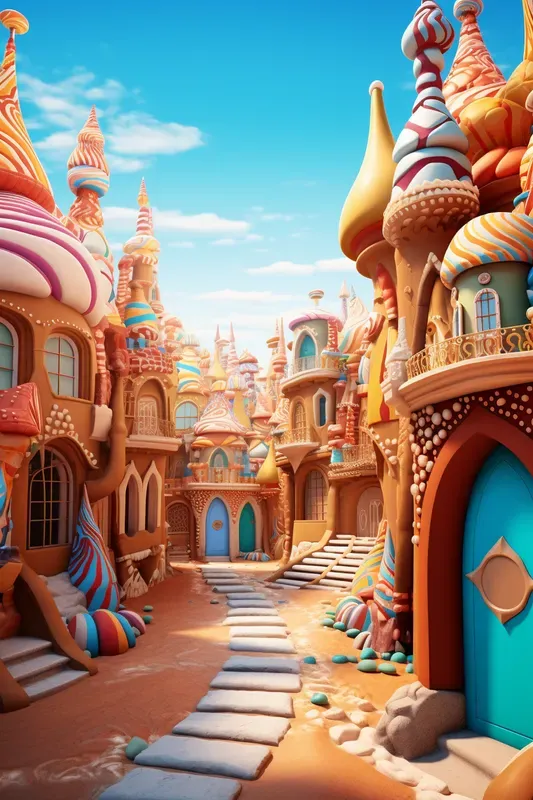 Draw Personalized Weird City Streets Midjourney Prompt | PromptBase