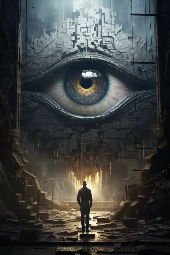 Big Brothers Totalitarian Regime Posters Midjourney Prompt | PromptBase