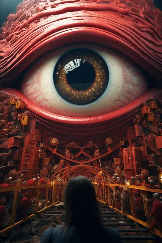 Big Brothers Totalitarian Regime Posters Midjourney Prompt | PromptBase