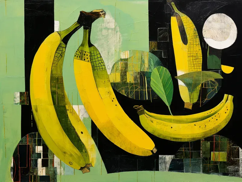 Food Abstract Paintings Midjourney Prompt | PromptBase