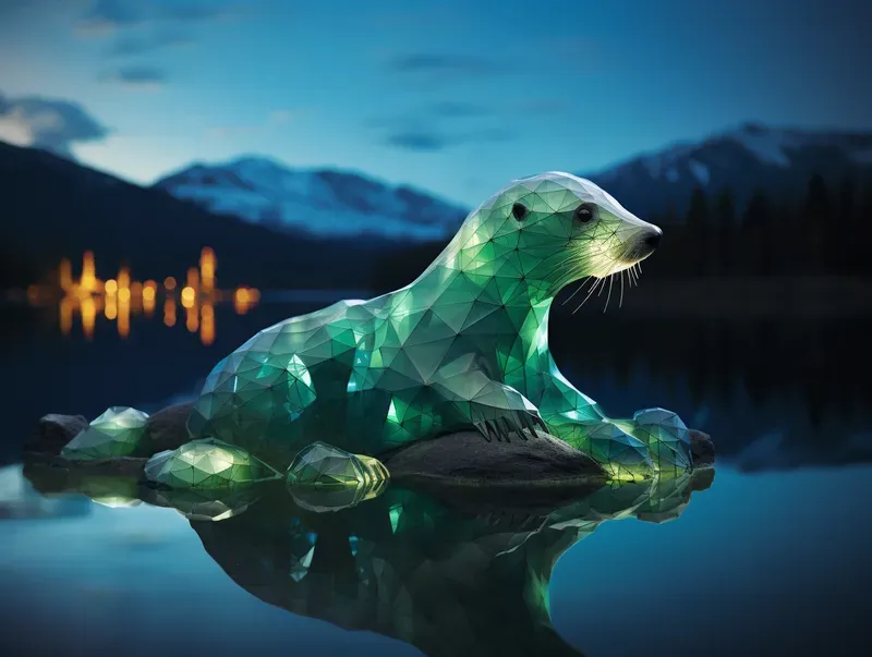 Bright Glowing Fairy Light Animals Midjourney Prompt | PromptBase