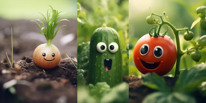 Vegetable Character Personified Foods Midjourney Prompt | PromptBase