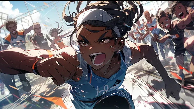 Dynamic Staging Of Sports Posters Midjourney Prompt | PromptBase