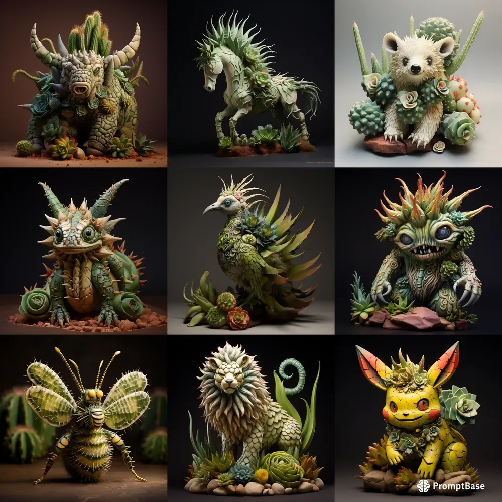 Fantasy Plant Creatures Midjourney Prompt | PromptBase