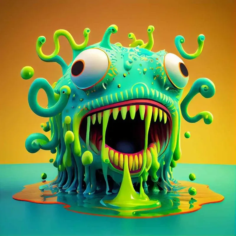 Cute Little Slime Monsters Midjourney Prompt | PromptBase