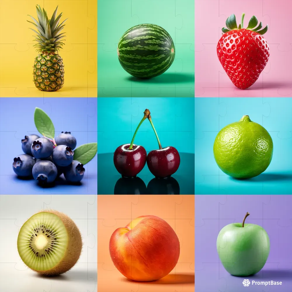 Hyper Realistic Fruits Photos Midjourney Prompt | PromptBase