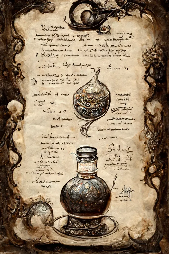 Magic Potion Recipes Midjourney Prompt | PromptBase