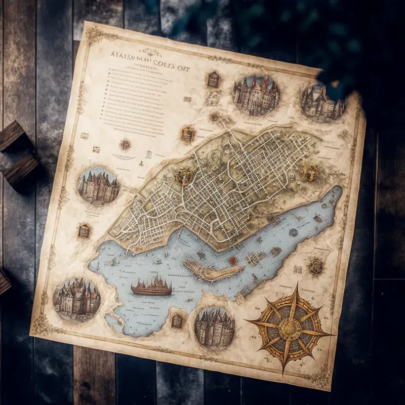 Intricate Fantasy Maps Midjourney Prompt | PromptBase Intricate Fantasy Maps Midjourney Prompt | PromptBase