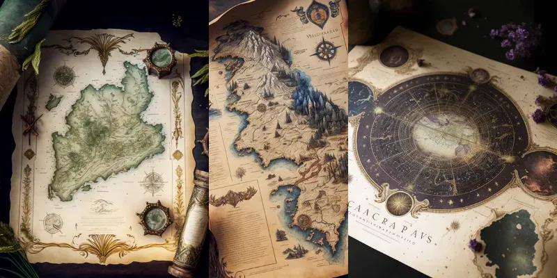 Intricate Fantasy Maps Midjourney Prompt | PromptBase Intricate Fantasy Maps Midjourney Prompt | PromptBase