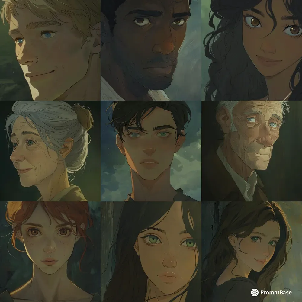 Stylized Character Portraits Midjourney Prompt | PromptBase Stylized Character Portraits Midjourney Prompt | PromptBase