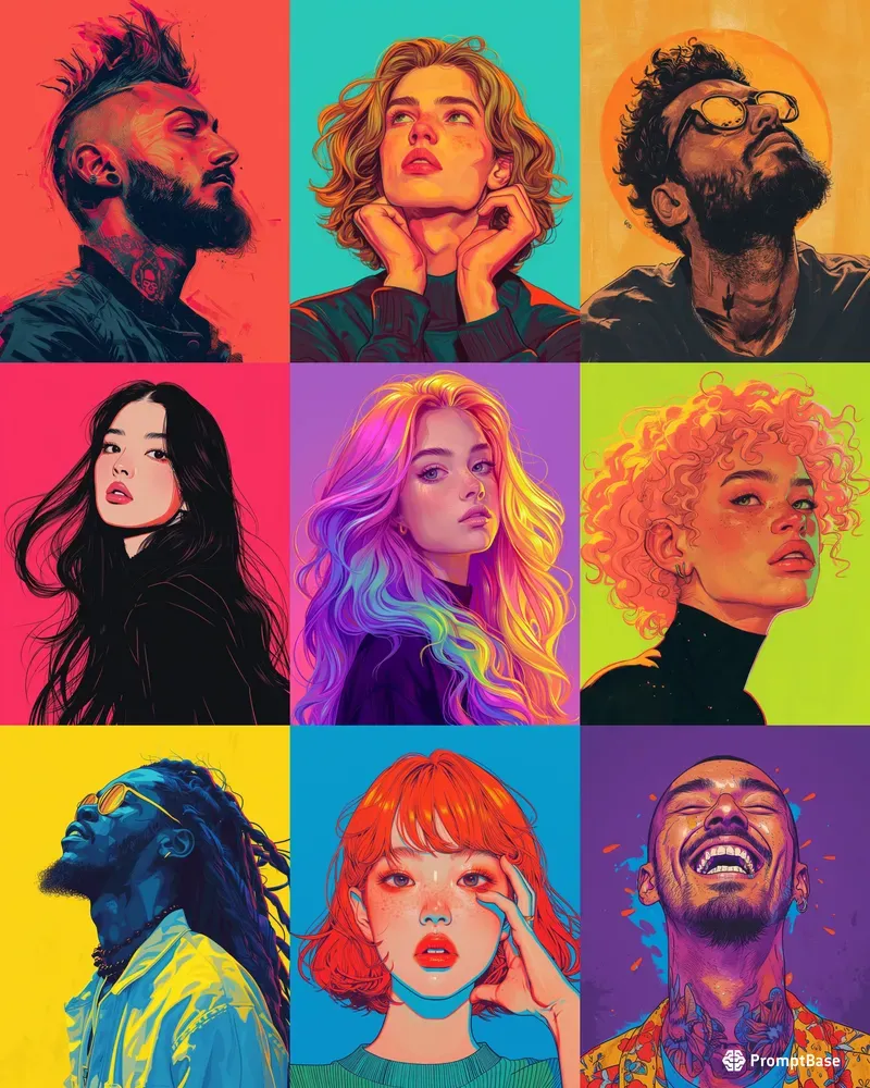 Spicy Portraits That Pop Midjourney Prompt | PromptBase