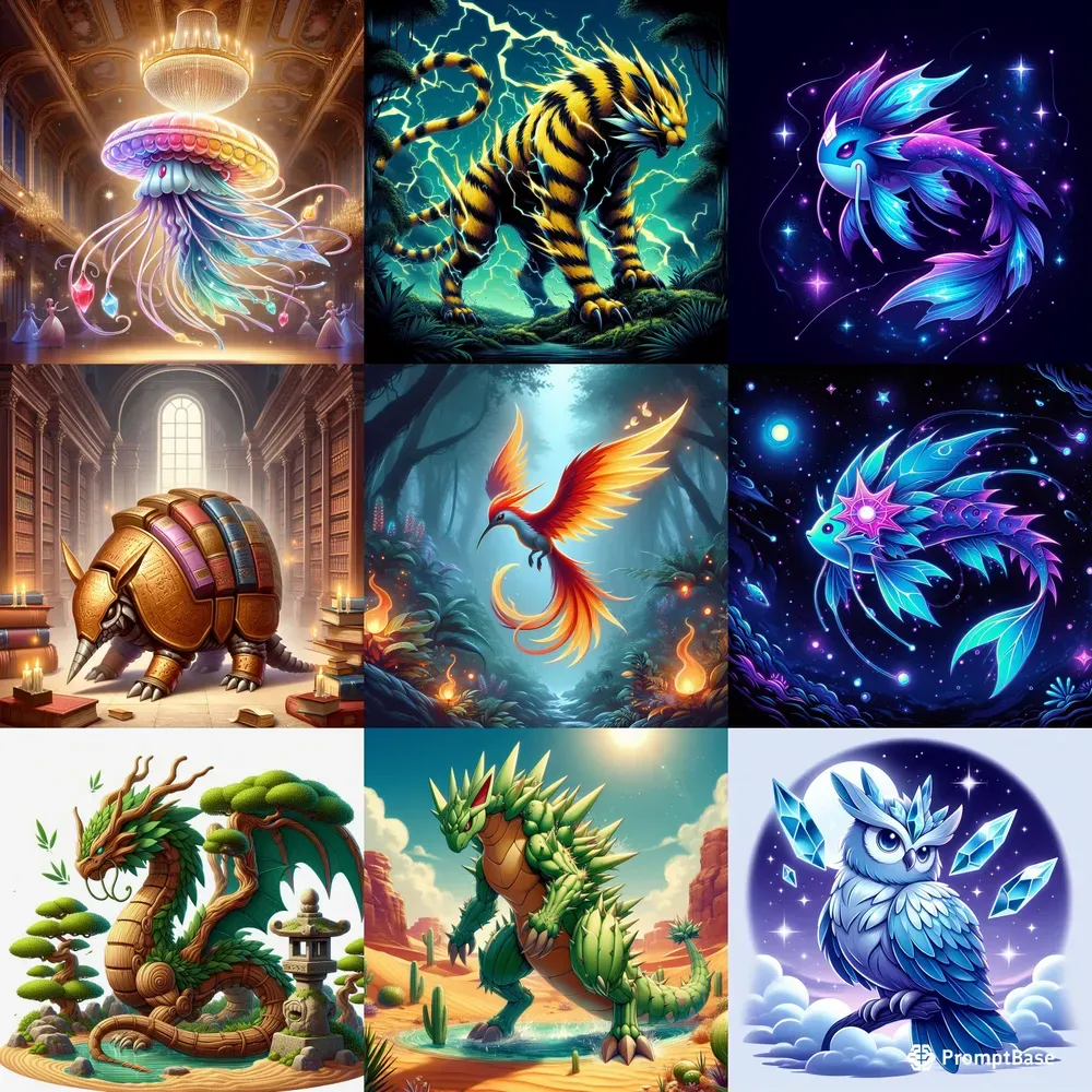 Original Pokemon And Fakemon Concepts DALL·E Prompt | PromptBase