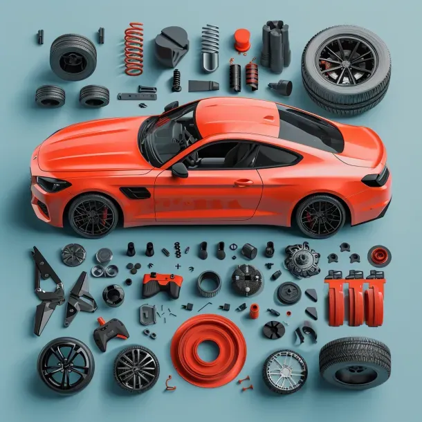 Automative Parts Mockup Art Midjourney Prompt | PromptBase