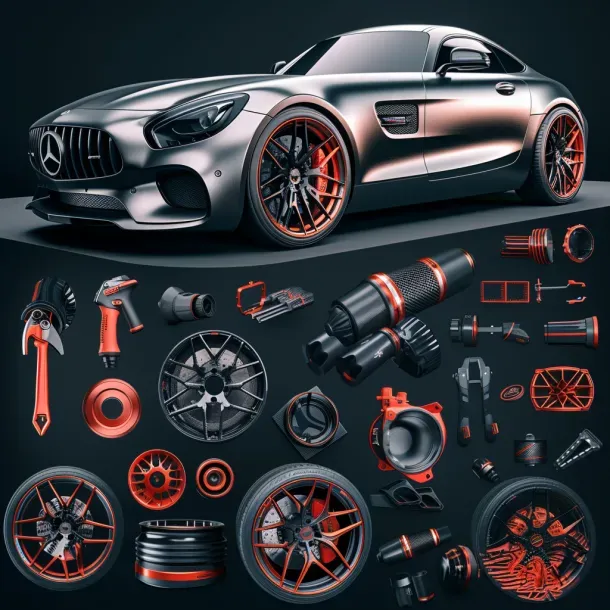 Automative Parts Mockup Art Midjourney Prompt | PromptBase