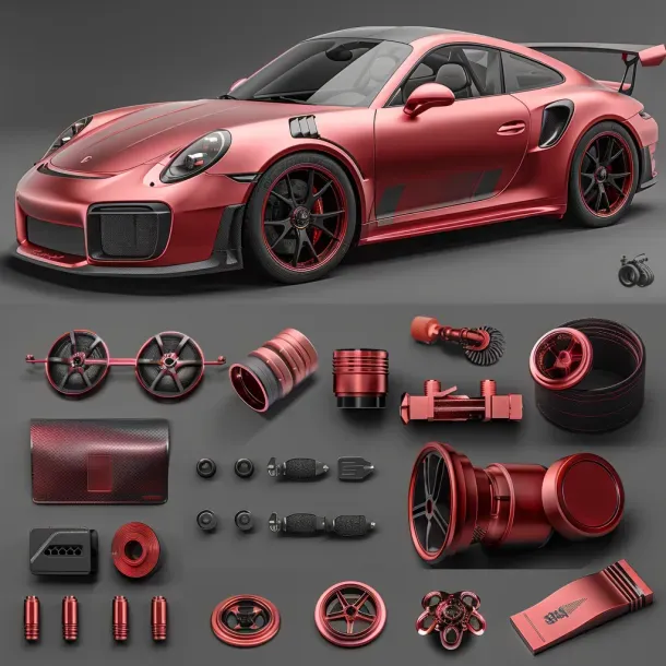 Automative Parts Mockup Art Midjourney Prompt | PromptBase