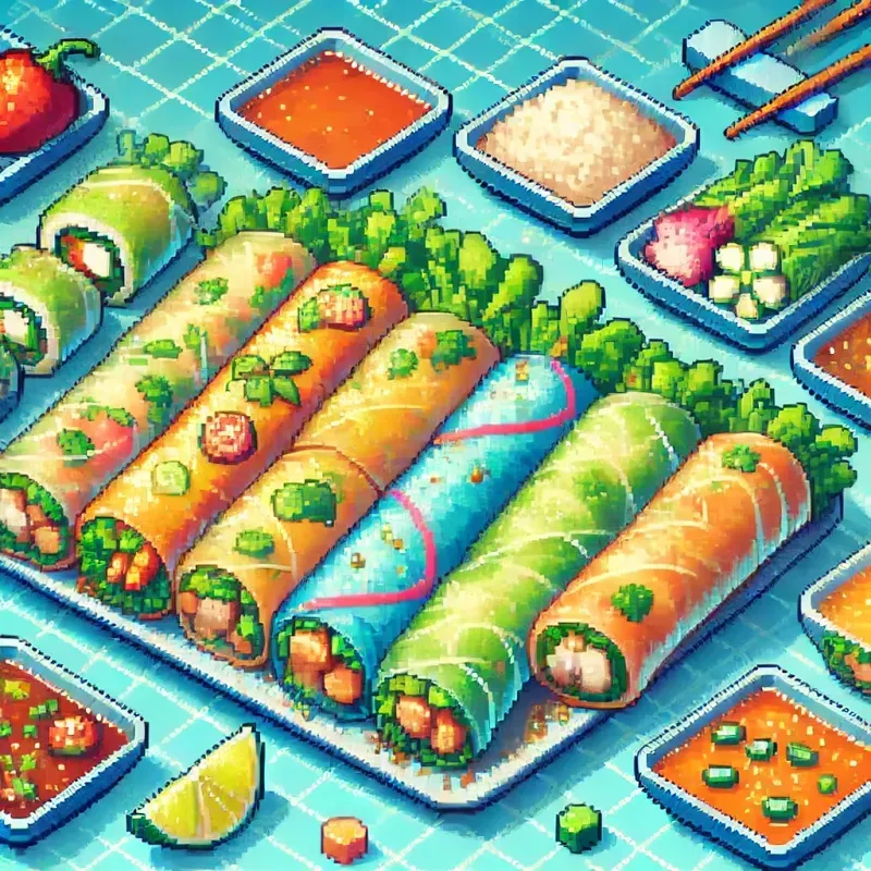 Pixel Art Panasian Menus DALL·E Prompt | PromptBase