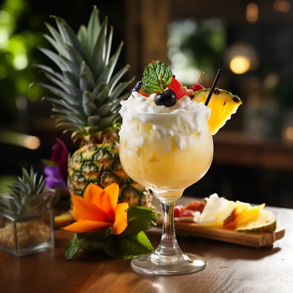 Exquisite Cocktails On The Bar Counter Midjourney Prompt | PromptBase