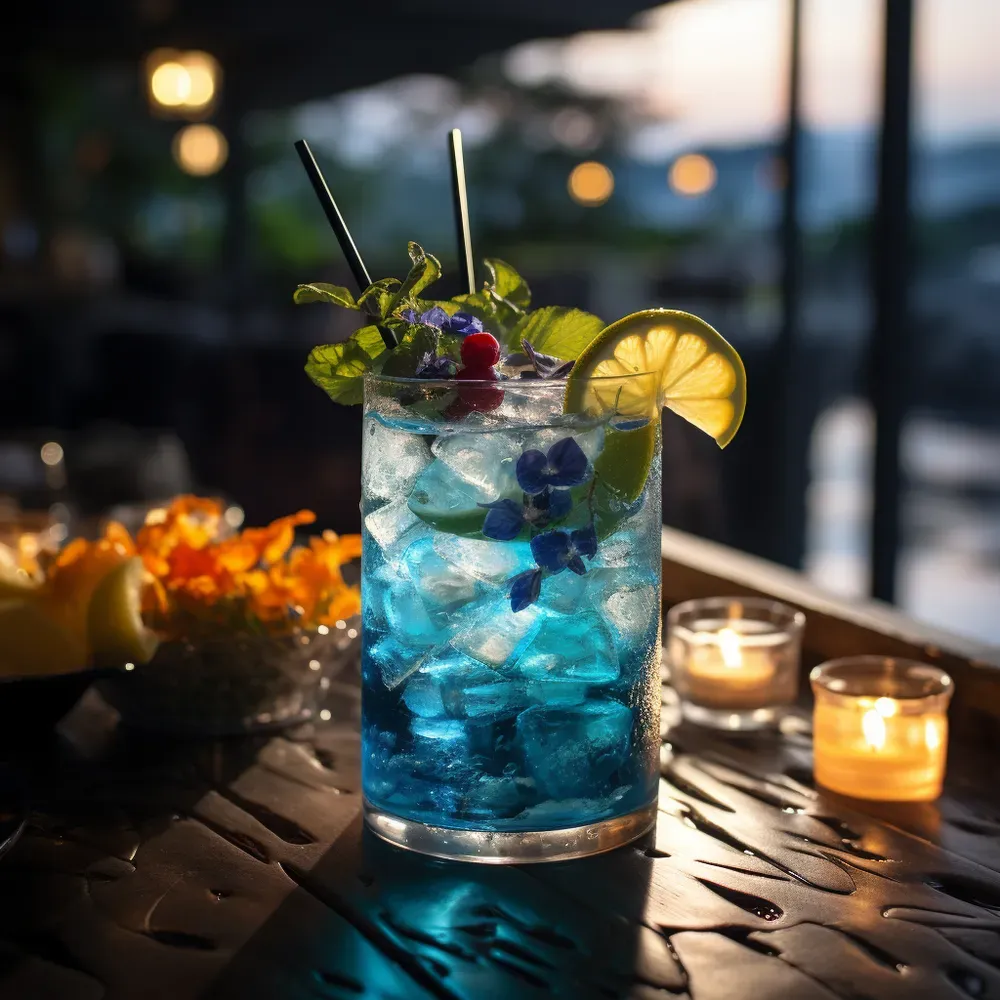 Exquisite Cocktails On The Bar Counter Midjourney Prompt | PromptBase