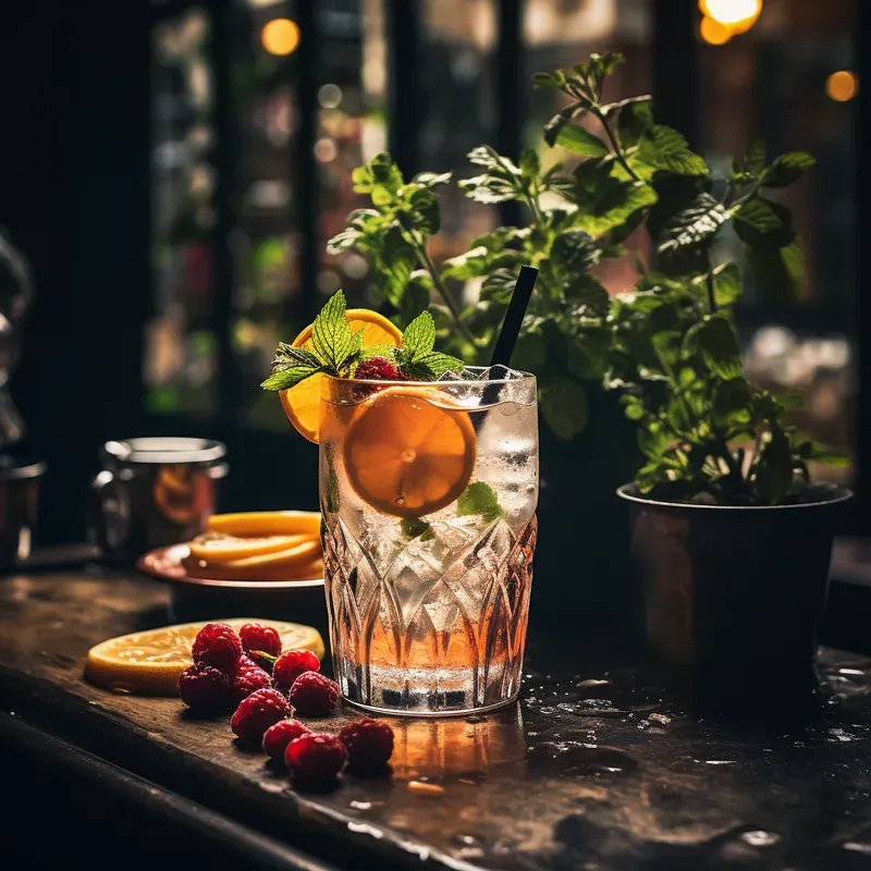 Exquisite Cocktails On The Bar Counter Midjourney Prompt | PromptBase