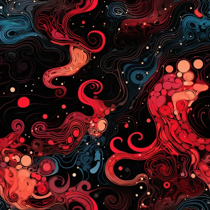 Seamless 2D Psychedelic Textures Midjourney Prompt | PromptBase