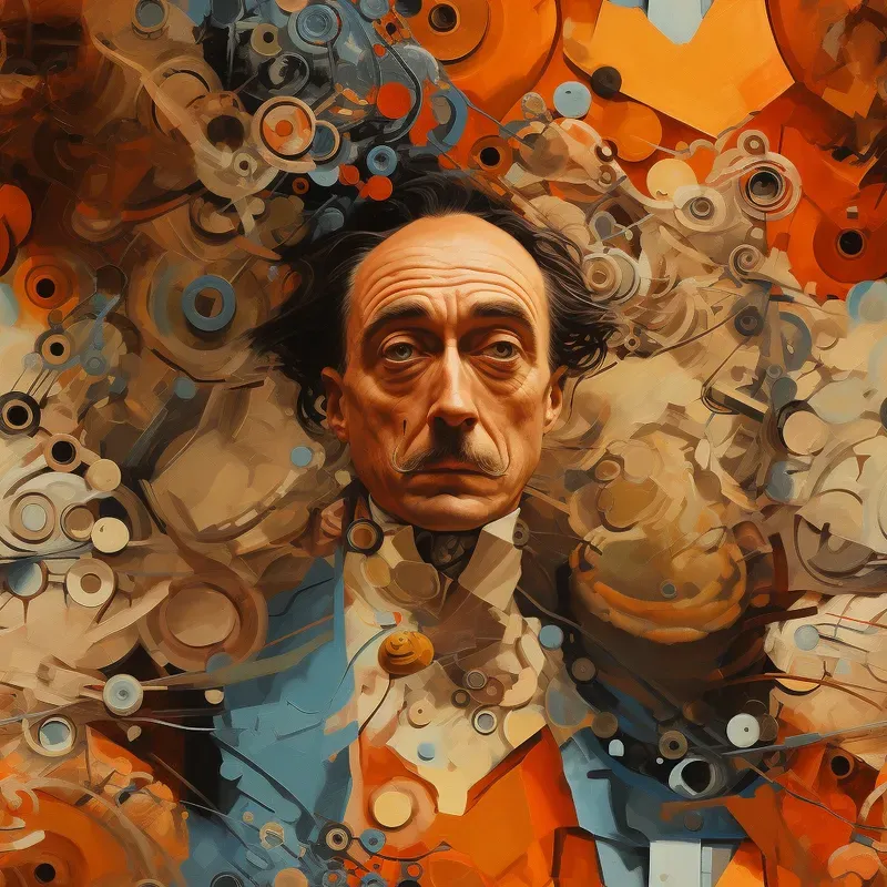 Salvador Dali Style Textures Midjourney Prompt | PromptBase