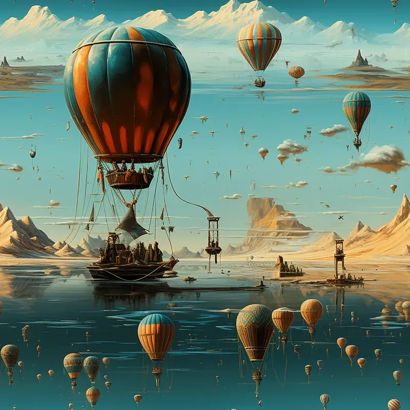 Salvador Dali Style Textures Midjourney Prompt | PromptBase