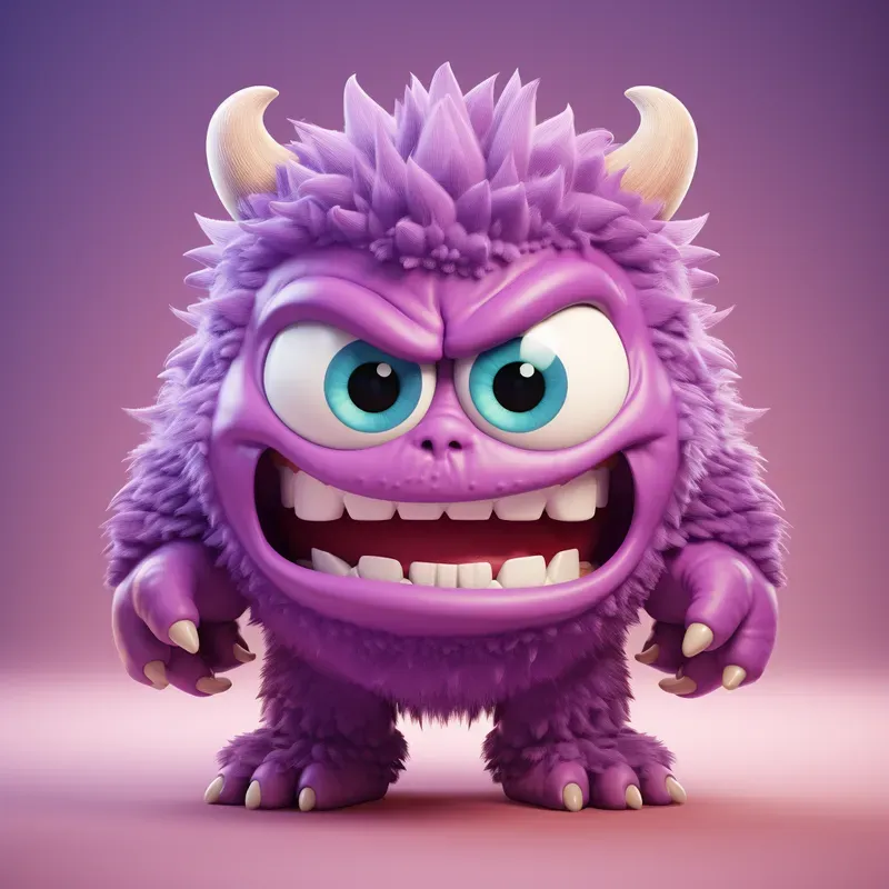 Cute 3D Monsters Avatars Midjourney Prompt | PromptBase