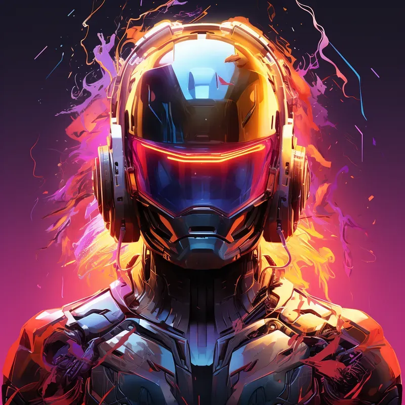 Synthwave Cover Art 2D Midjourney Prompt | PromptBase