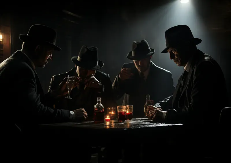 1930s Noir Movie Scenes Midjourney Prompt | PromptBase