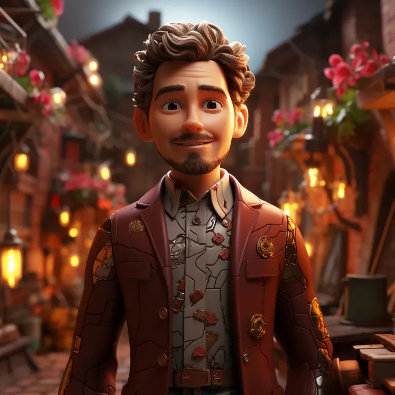 Pixar Iconic Characters And Celebrities Midjourney Prompt | PromptBase