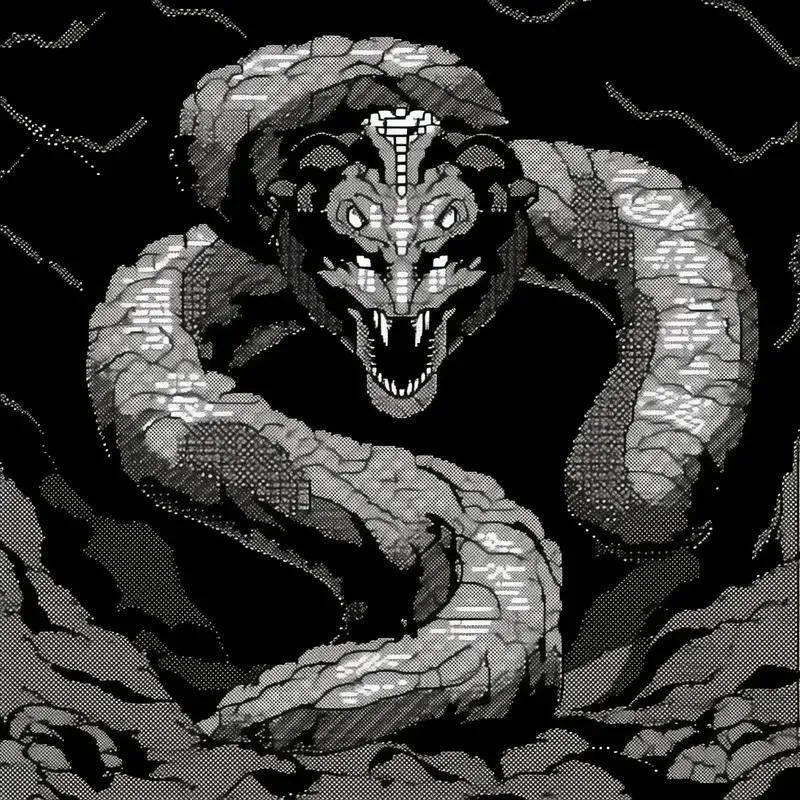 Horror 32 Bit Pixel Art Midjourney Prompt | PromptBase