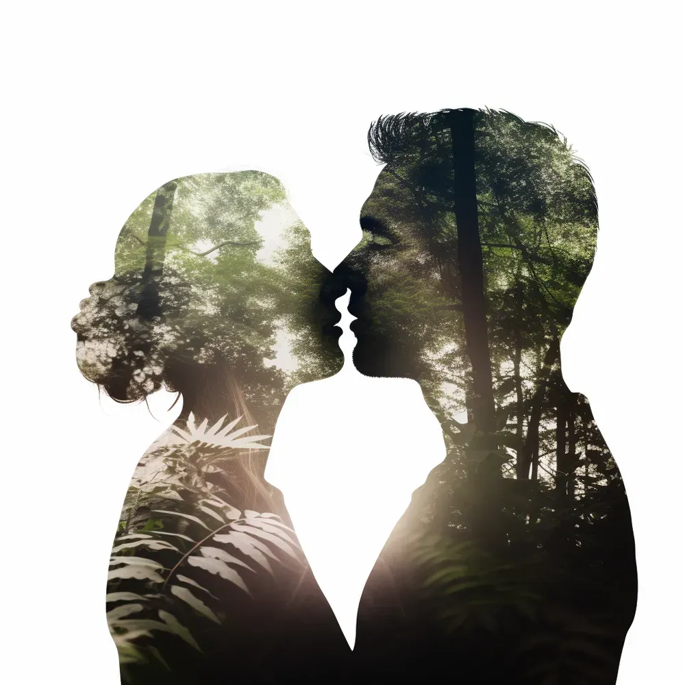 Double Exposure Clip Art Midjourney Prompt | PromptBase