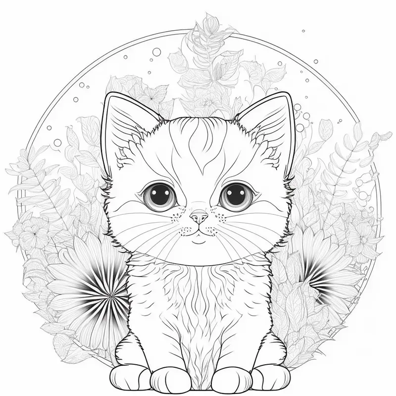 Clear Coloring Pages For Kids And Adults Midjourney Prompt | PromptBase