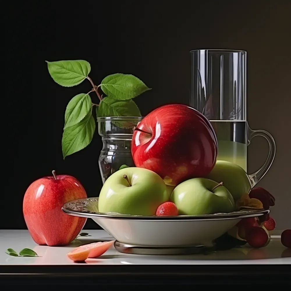 Hyperrealistic Still Lifes Midjourney Prompt | PromptBase