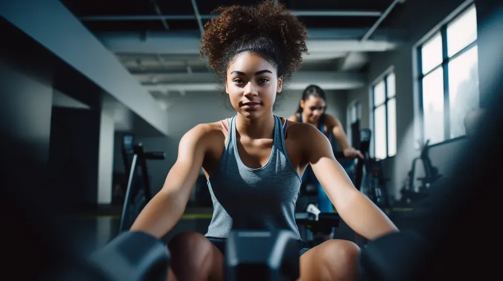 Gym Workout Portraits Midjourney Prompt | PromptBase